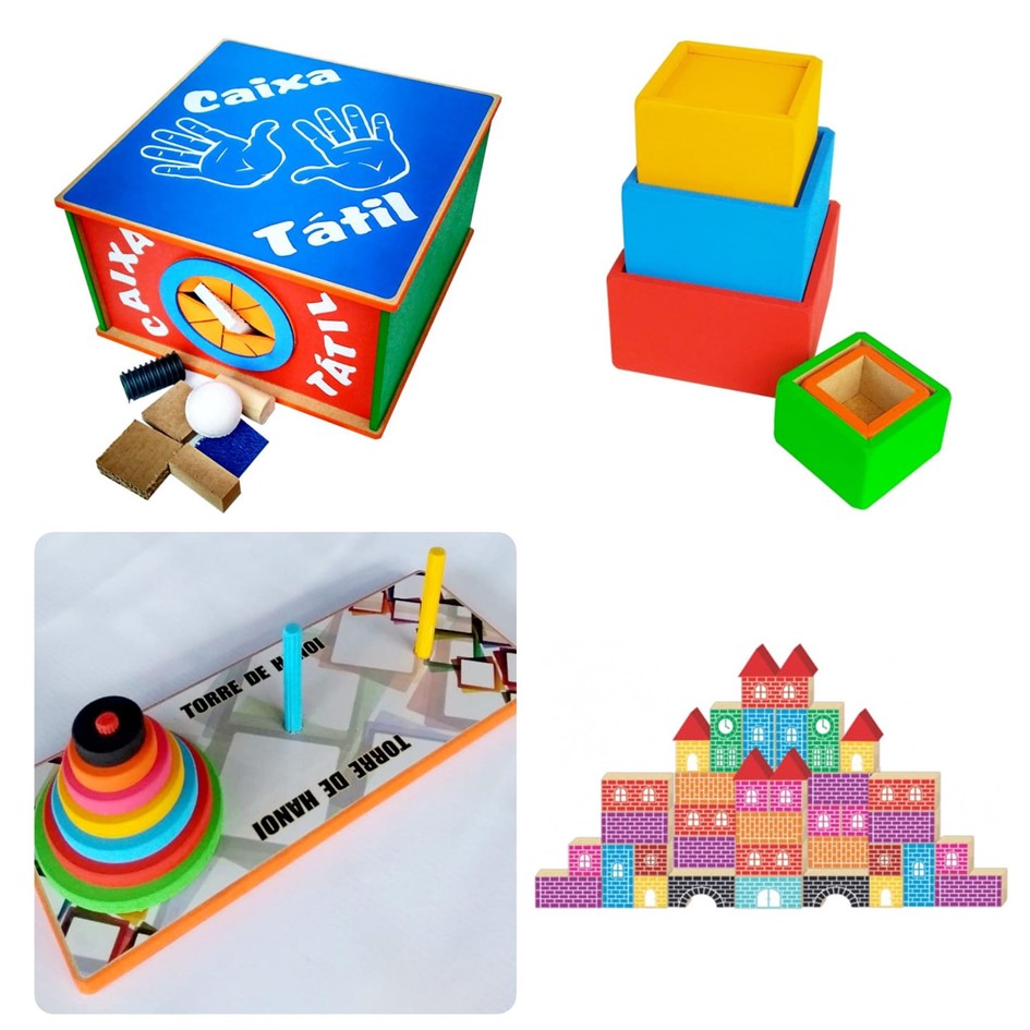 Kit De Brinquedos Pedagógicos Raciocínio Primeira Infância – Brinque e Leia